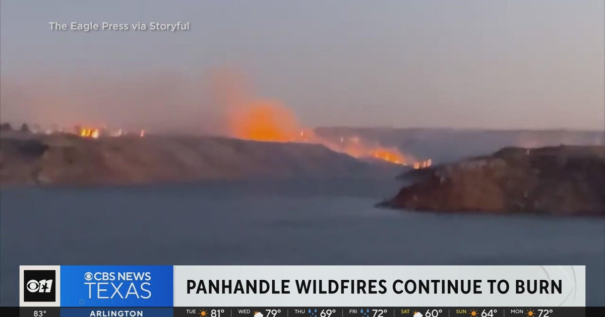 Panhandle fires continue to burn - CBS Texas