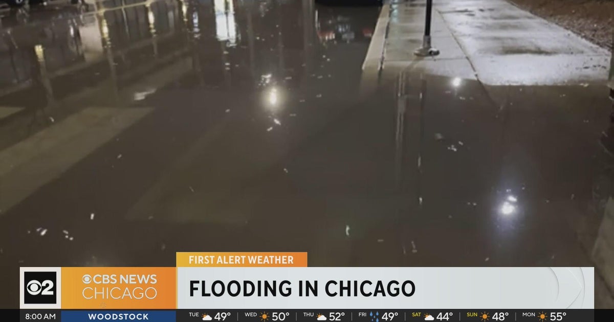 Flooding Tuesday morning after overnight storms - CBS Chicago