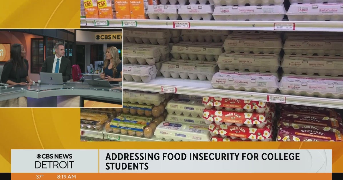Addressing food insecurity for college students - CBS Detroit