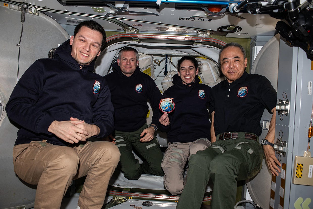 4 International Space Station crew members undock, head for Tuesday ...