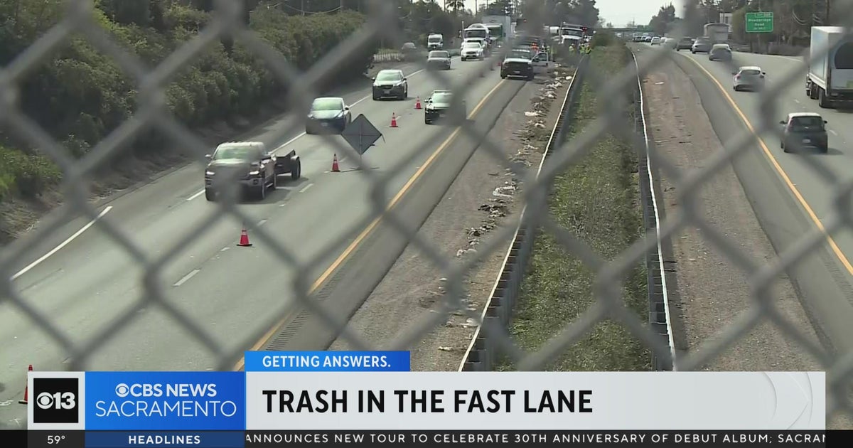 Caltrans works to clean up trash cluttering highways - CBS Sacramento