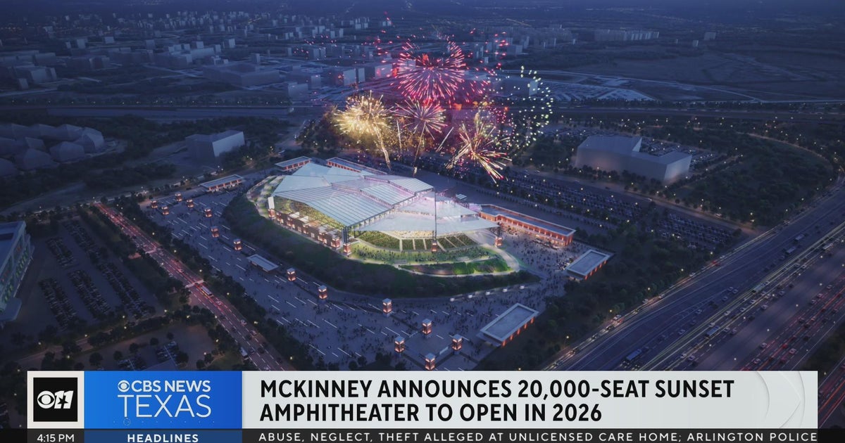20,000-seat Sunset Amphitheatre coming to McKinney in 2026 - CBS Texas