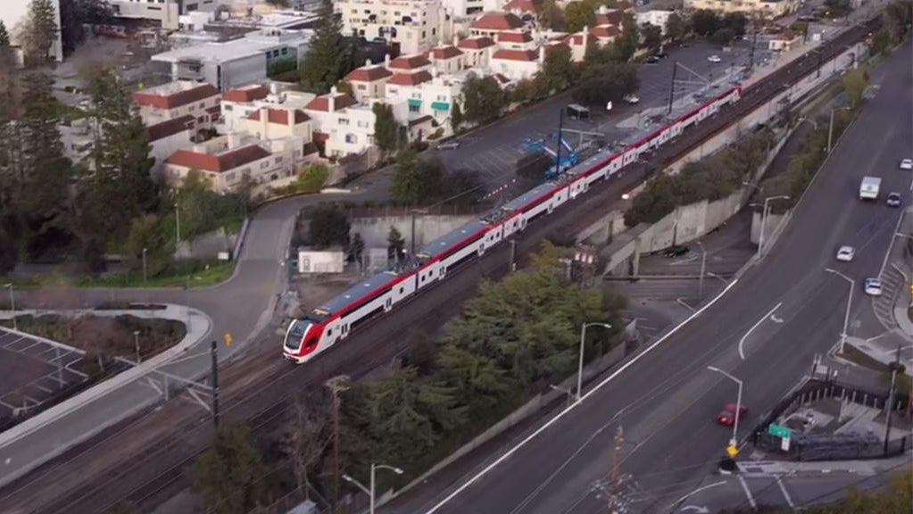 Caltrain says electric train test runs between Redwood City, Mountain ...