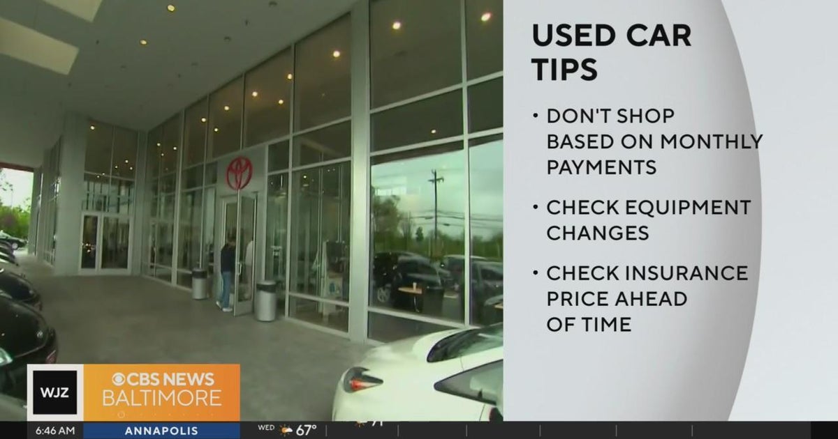 Planning on buying a new car? Here are some tips - CBS Baltimore