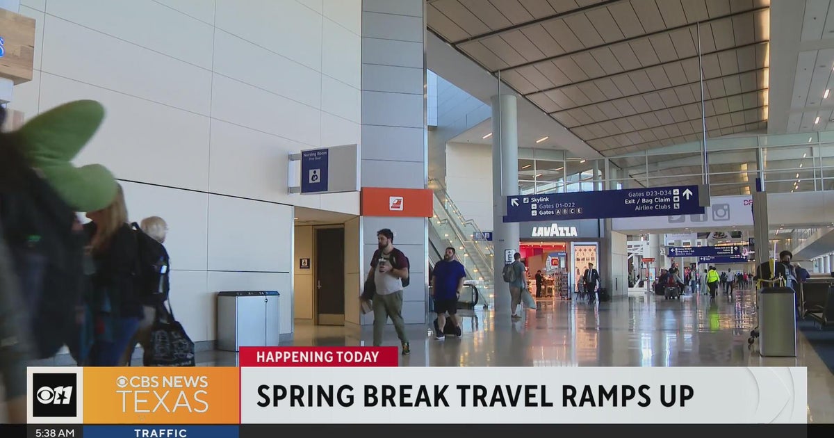 Spring Break travel ramps up at DFW International Airport - CBS Texas