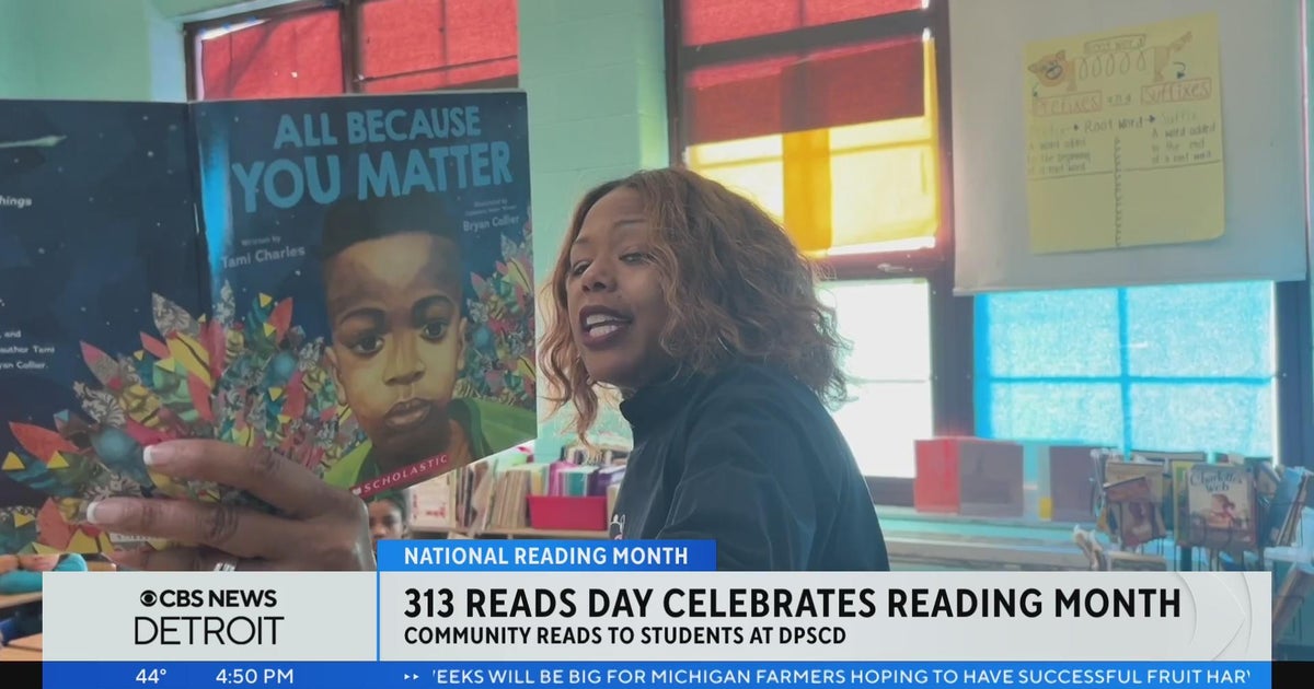 Detroit's 313Reads Day celebrates National Reading Month - CBS Detroit