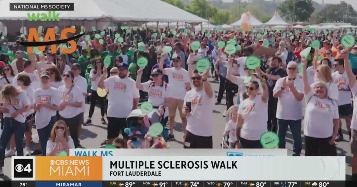 Multiple sclerosis walk held in Fort Lauderdale - CBS Miami