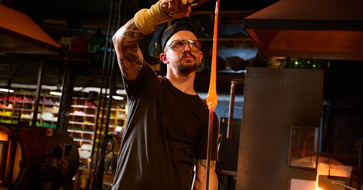 Greenfield Village glassblower Ryan Thompson featured on Season 4 of ...