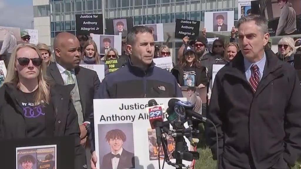 Family of Anthony Allegrini Jr. files lawsuit seeking $50M after Pa ...