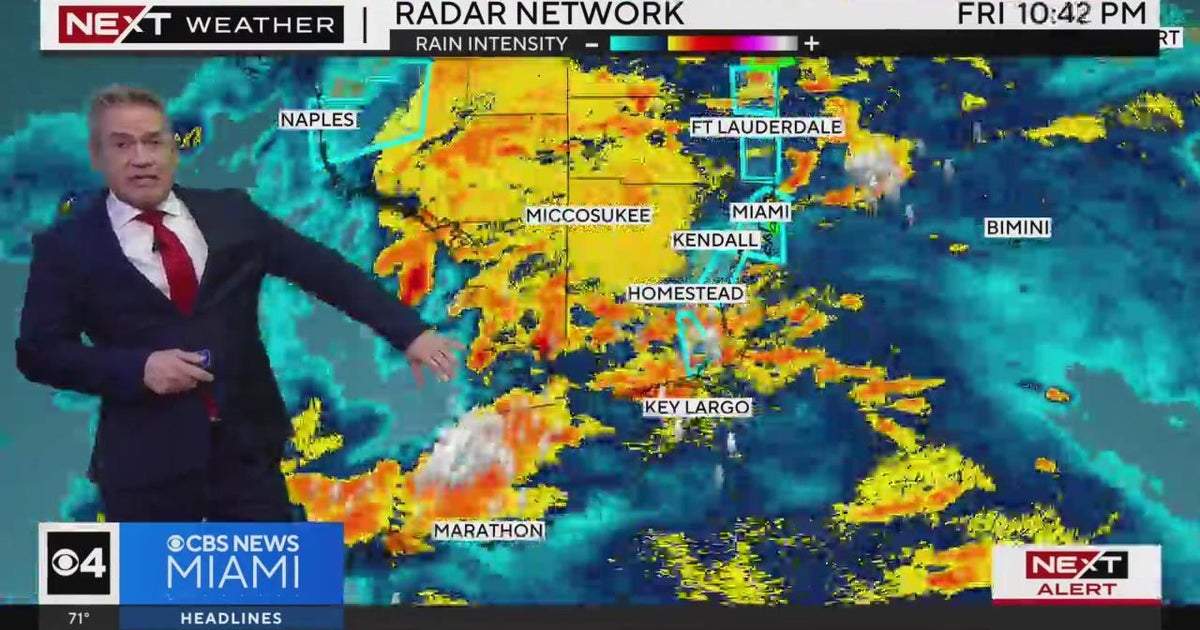 Miami weather for Friday 3/22/24 11PM - CBS Miami