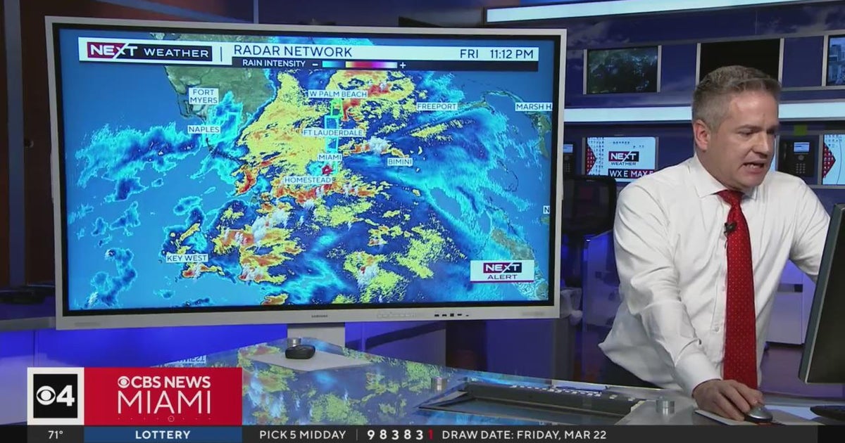 South Florida weather conditions for Friday night - CBS Miami