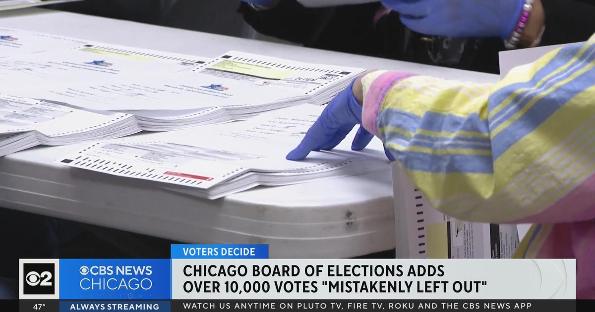 Chicago Board of Elections adds over 10,000 votes "mistakenly left out ...