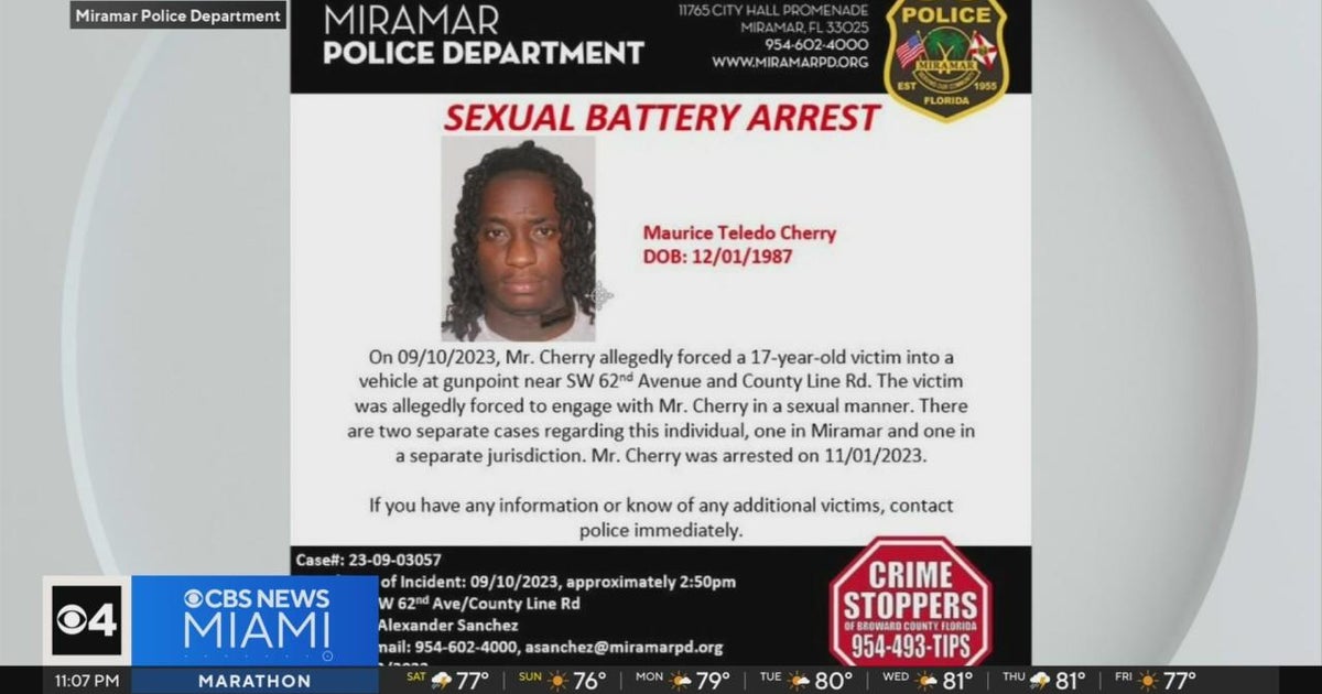 Miramar sexual battery arrest - CBS Miami