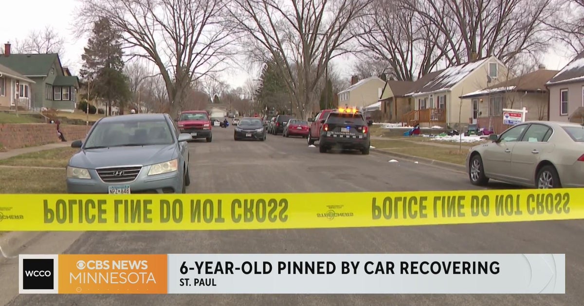 Girl, 6, expected to be OK after being pinned under car in St. Paul ...