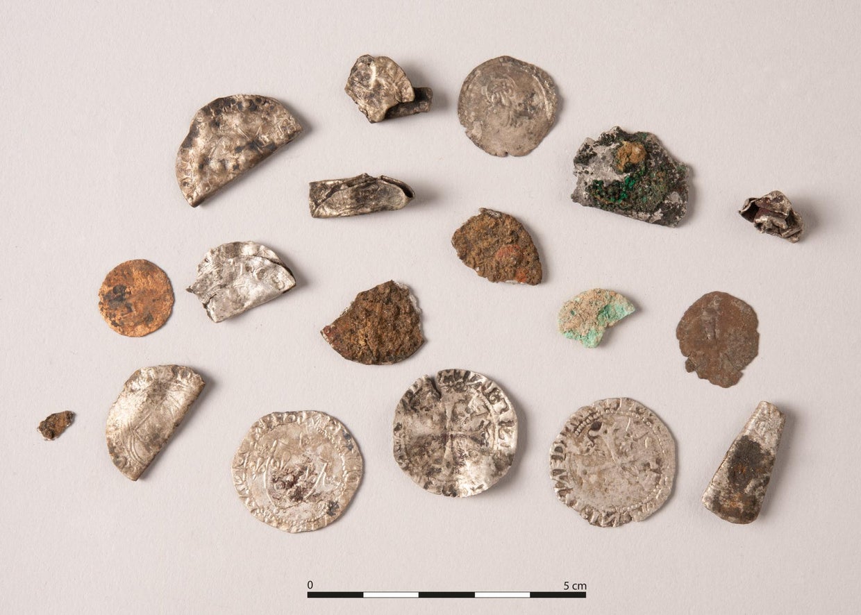 Excavation at French hotel reveals a medieval castle with a moat, coins ...