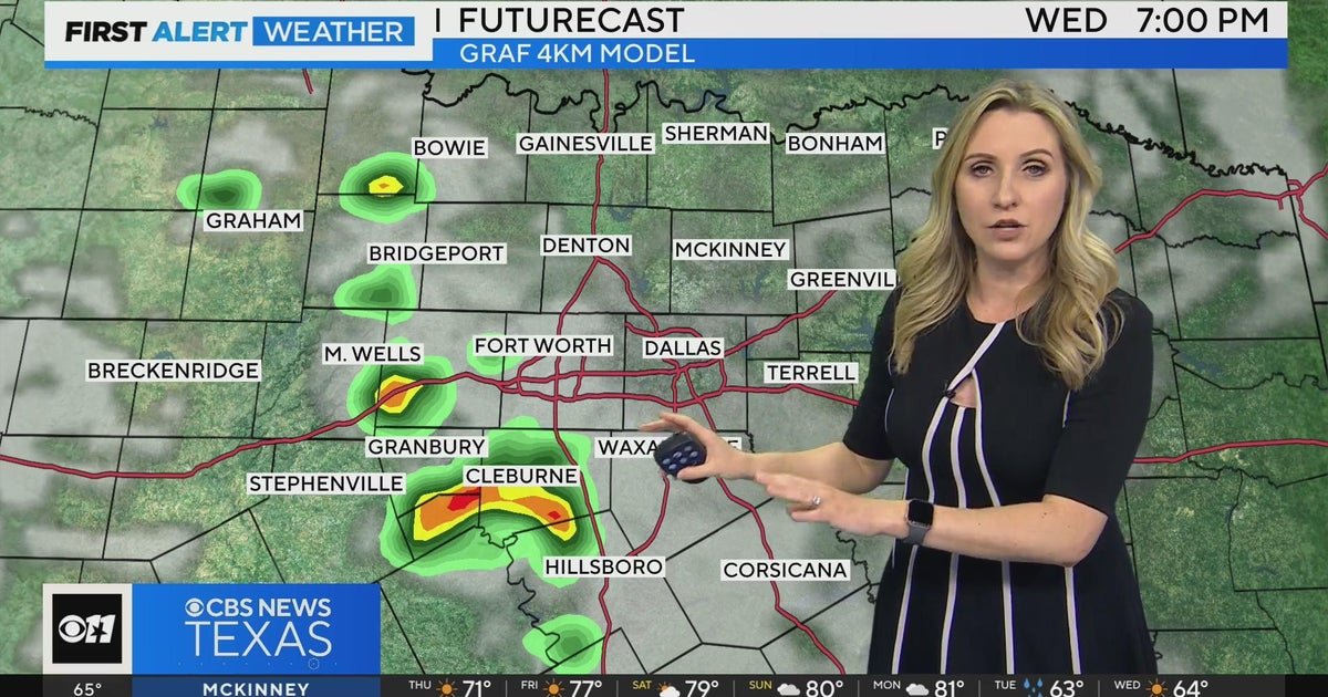 Evening storms may develop for the metroplex - CBS Texas