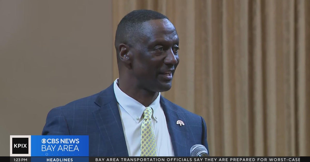 Raw Video: New Oakland Police Chief Floyd Mitchell gives opening remarks - CBS San Francisco