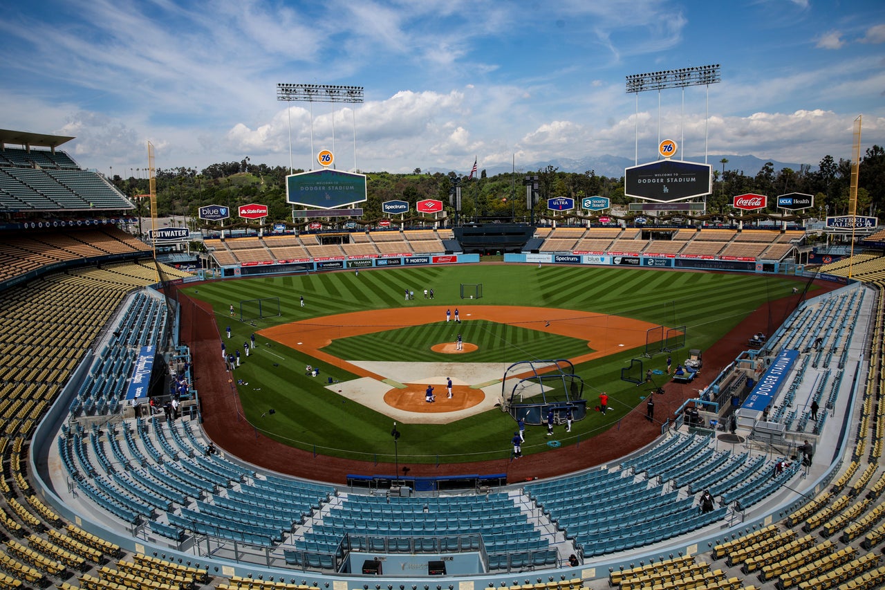 Dodger Stadium Angeles Baseball Dodger Stadium Photograph MLB All Star
