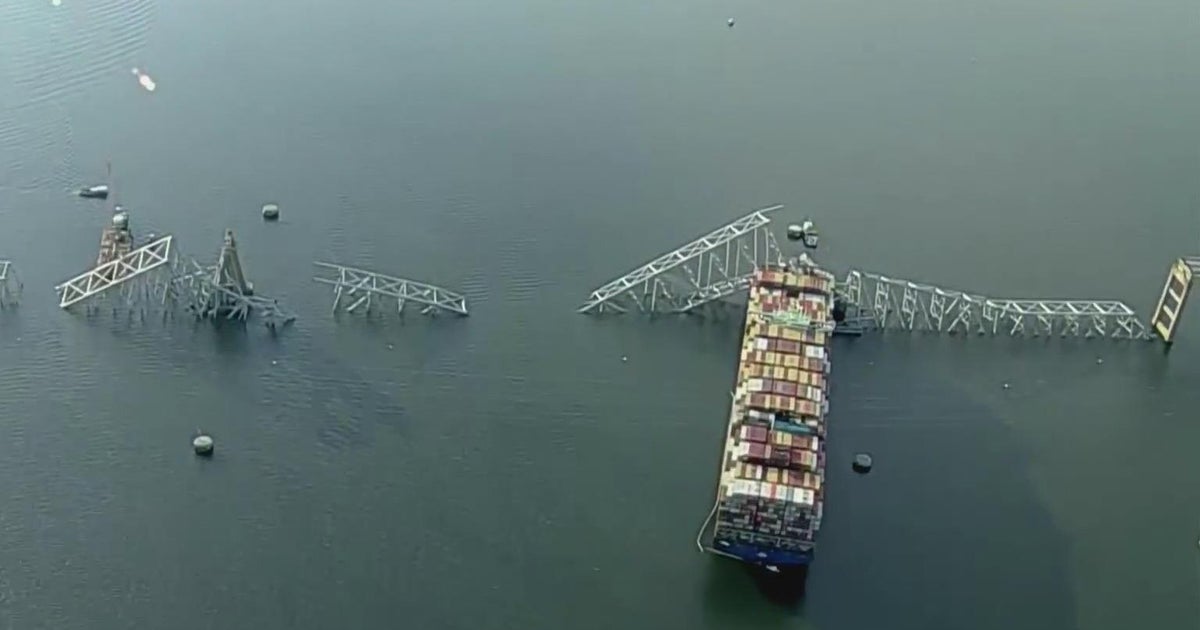 Cleanup work begins on collapsed Baltimore bridge - CBS Chicago
