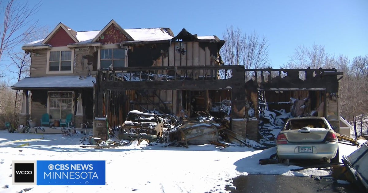 Minnesota family separated by massive house fire - CBS Minnesota