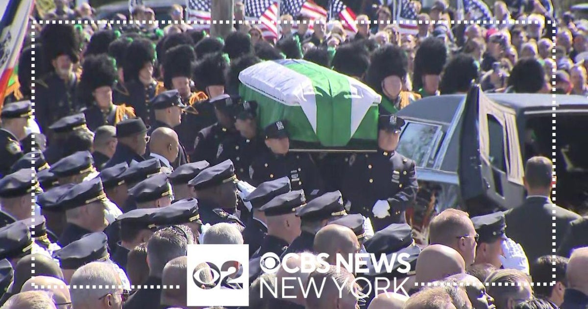 Thousands attend funeral for fallen NYPD Det. Jonathan Diller - CBS New ...