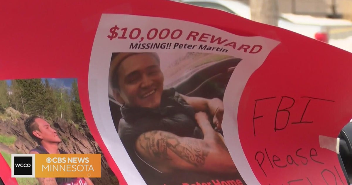 Family of missing man Peter Martin rally in Duluth - CBS Minnesota