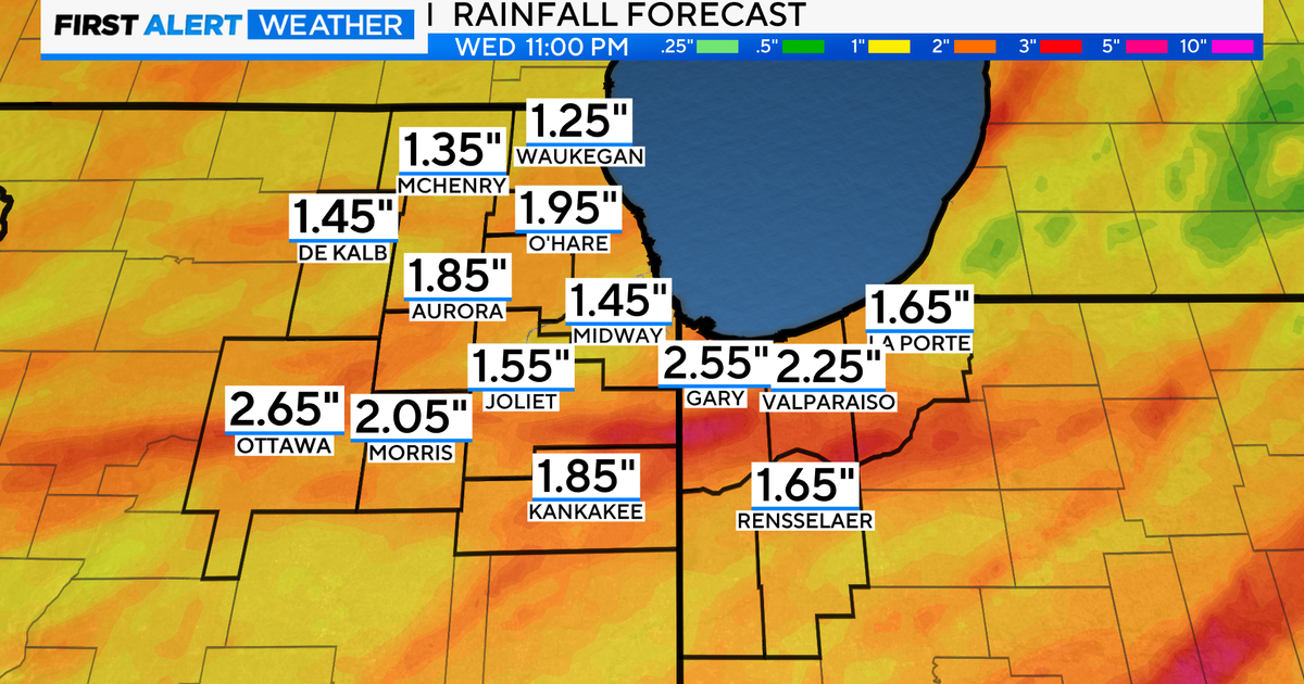 Strong storms to soak Chicago - CBS Chicago