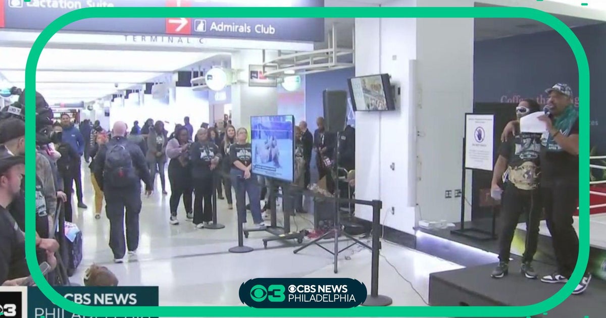 Pep rally held at Philadelphia International Airport ahead of ...