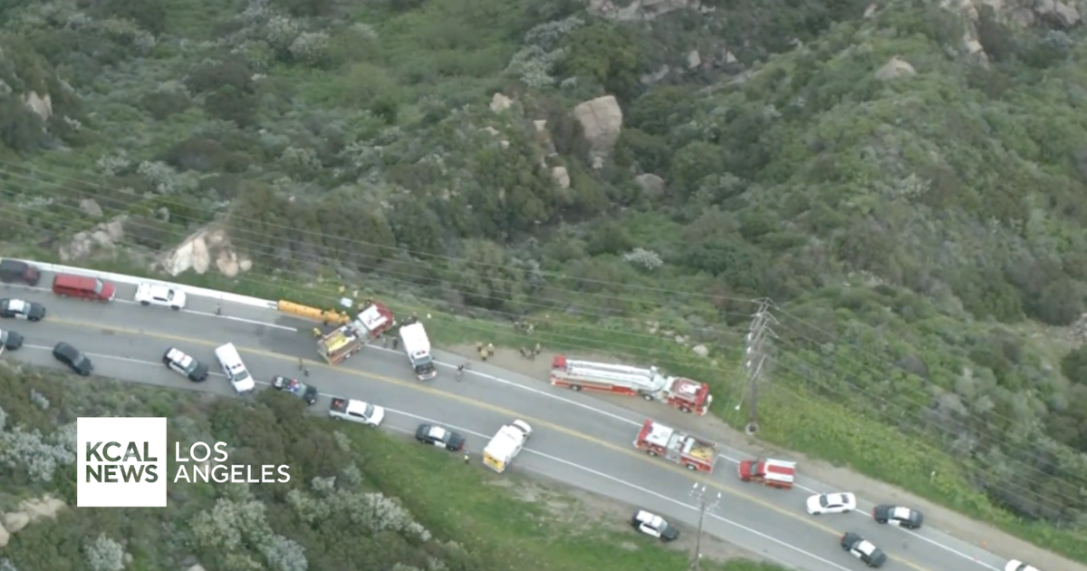 Driver killed after veering off cliff in Malibu - CBS Los Angeles