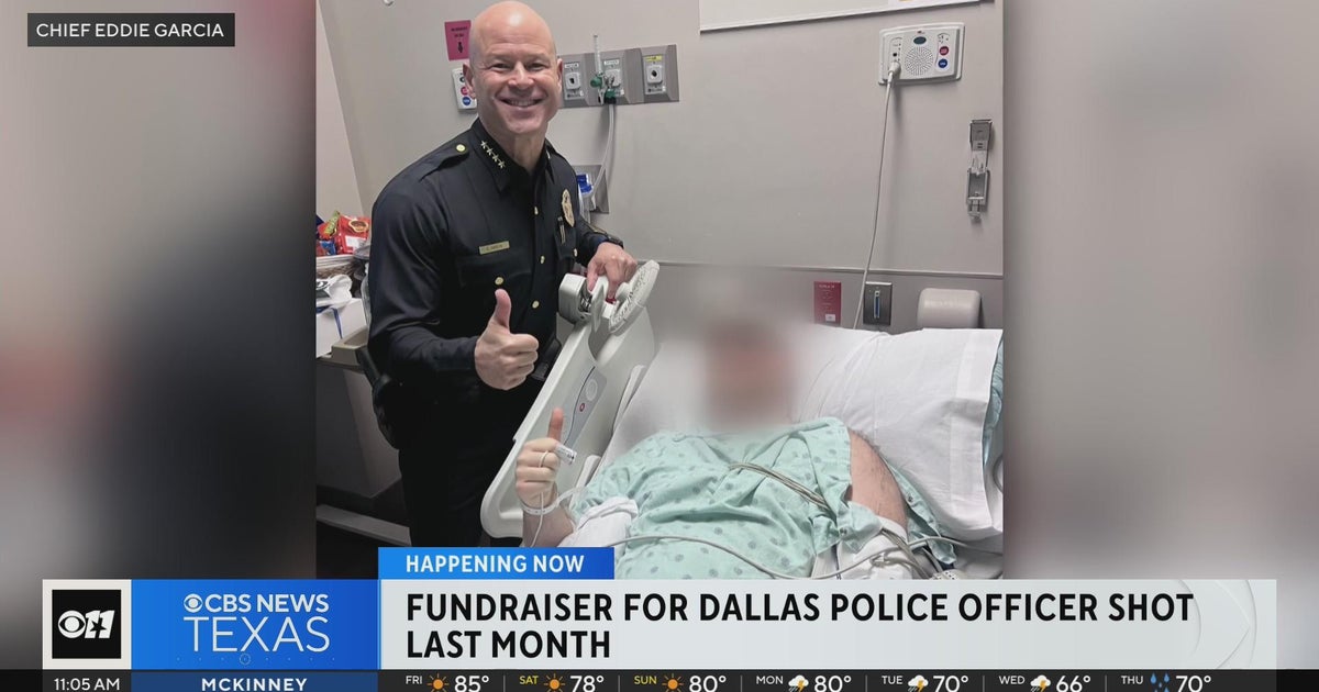 Fundraiser underway for Dallas police officer who was shot while ...