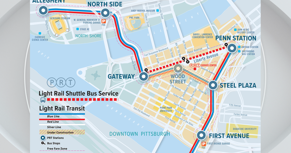 Major light rail project impacting Downtown Pittsburgh underway - CBS ...