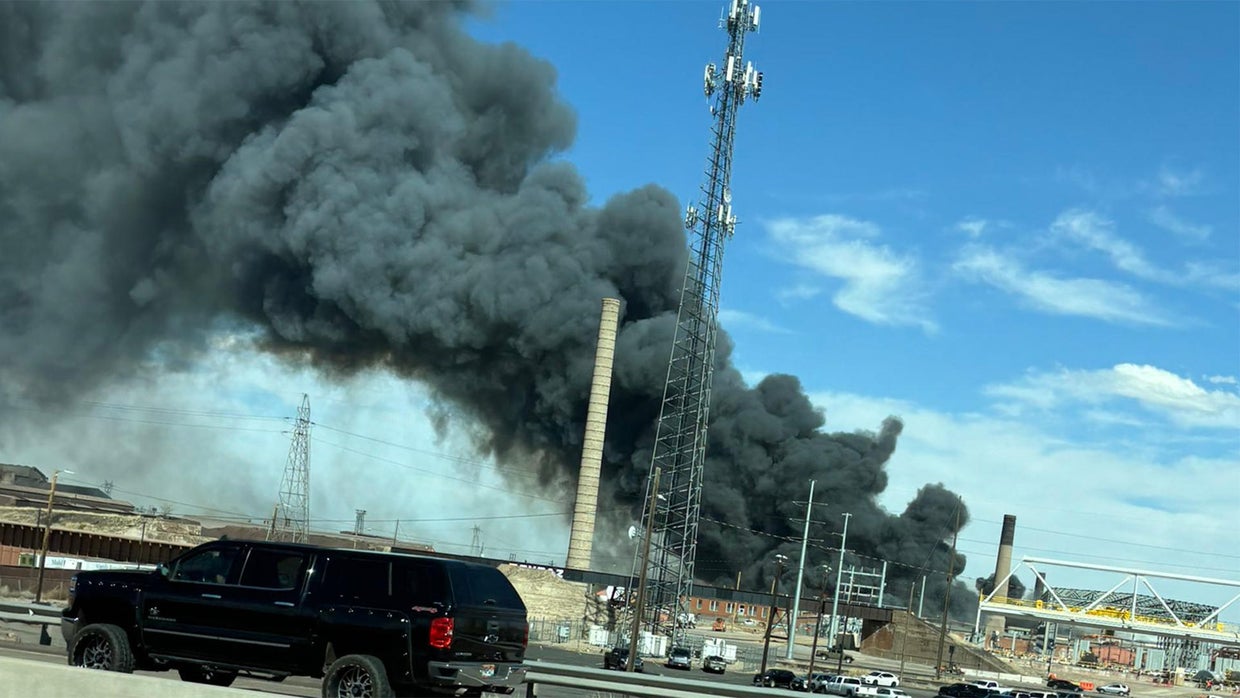 Pre-evacuations ordered due to Pueblo steel plant fire burning in ...