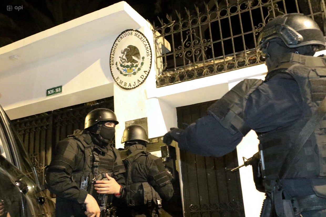 Mexico's president says country will break diplomatic ties with Ecuador ...