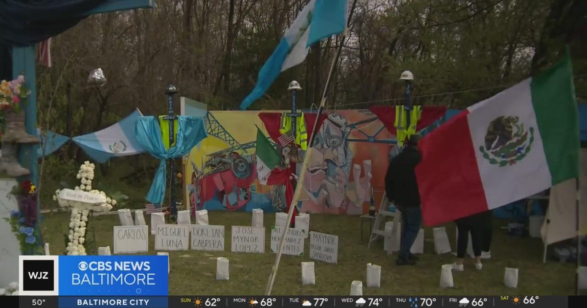 Community vigil and mural honors victims of the Key Bridge incident ...