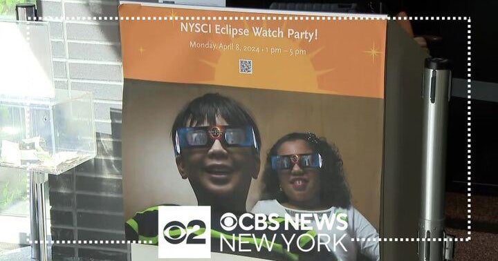 Venues across Tri-State Area planning solar eclipse watch parties - CBS New York