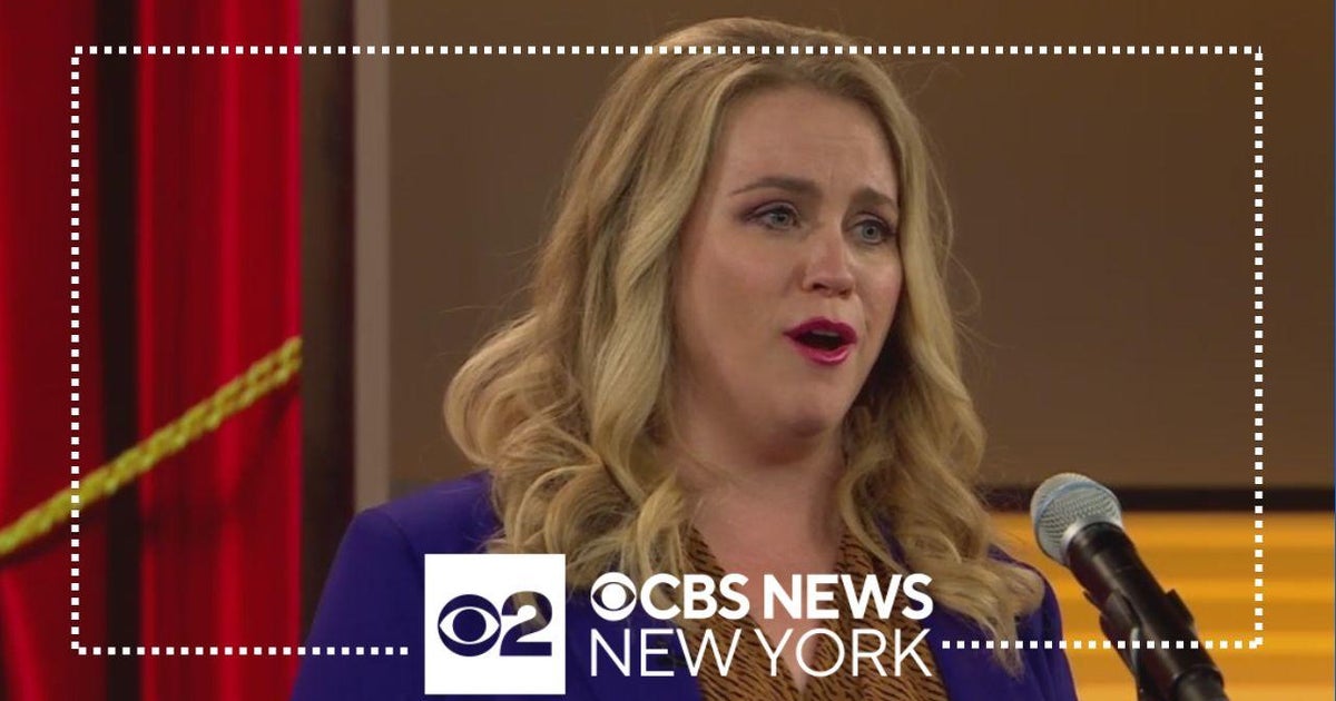 Rachel Willis-Sørensen performs on CBS New York - CBS New York