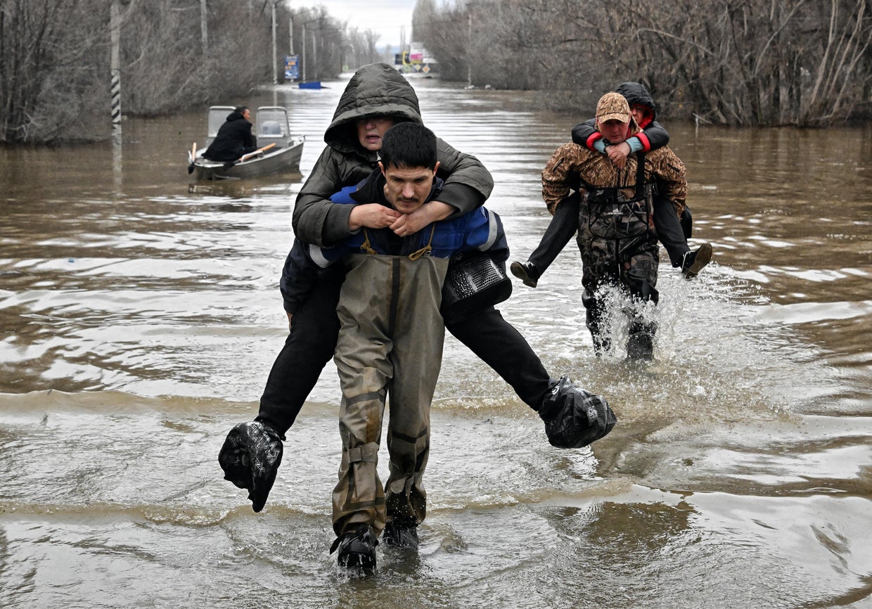 Flooding across Russia's west from melting mountain snow and ice forces ...
