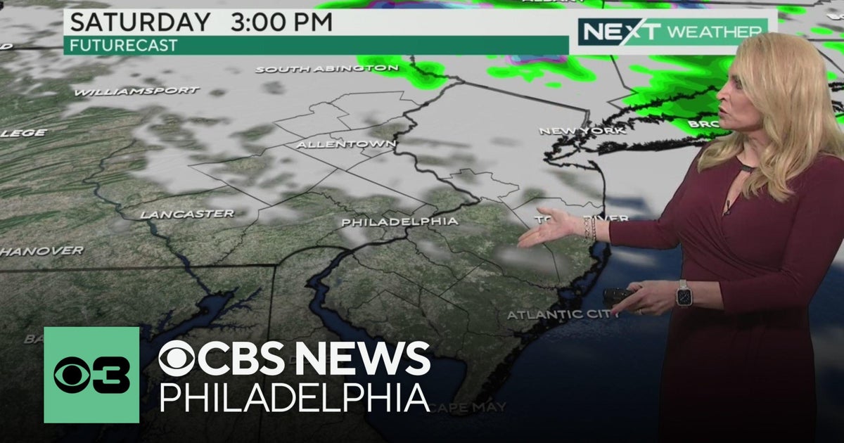 Spotty morning showers in Philadelphia with gusty winds and slow ...