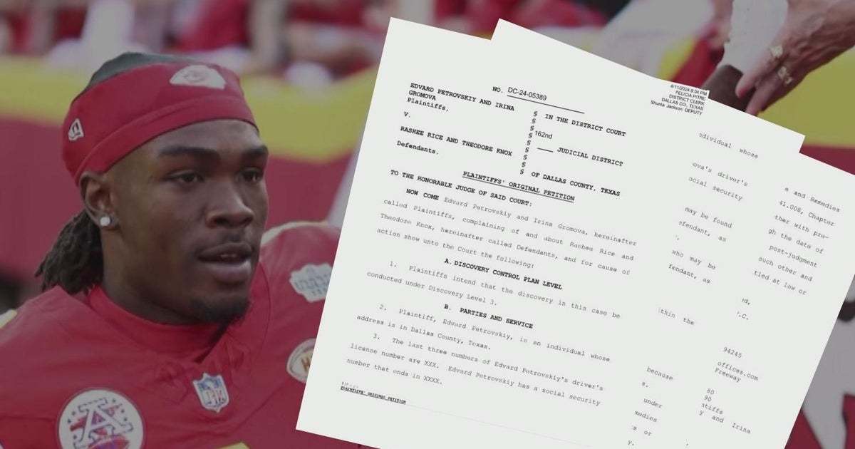 Lawsuit details injuries of victims in NFL star Rashee Rice crash - CBS ...