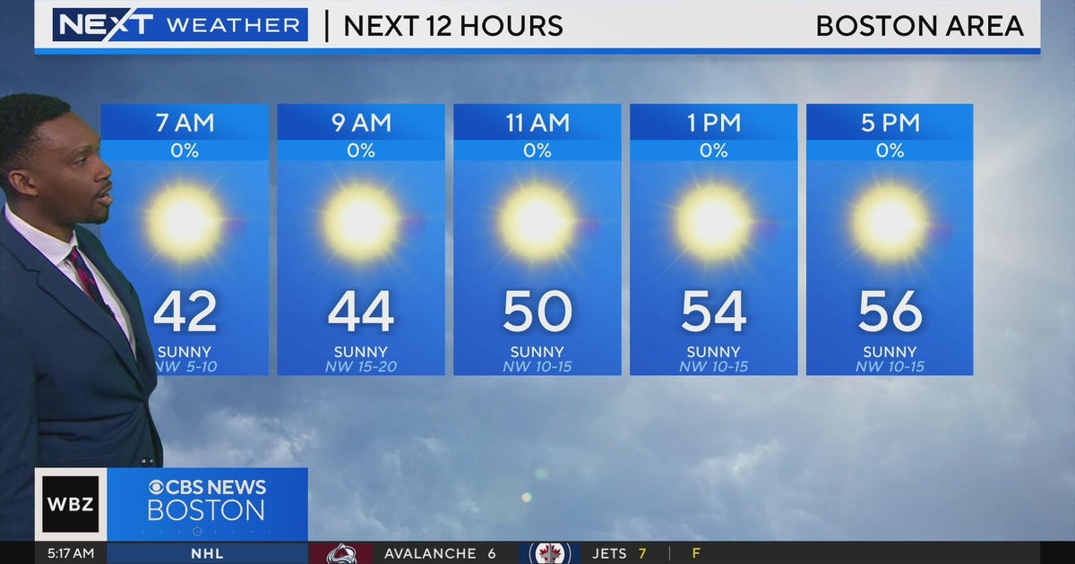 Next Weather: WBZ morning forecast for April 22, 2024 - CBS Boston