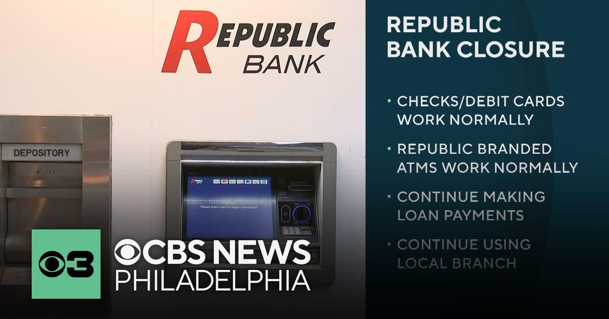 Republic Bank branches now open as Fulton Bank - CBS Philadelphia
