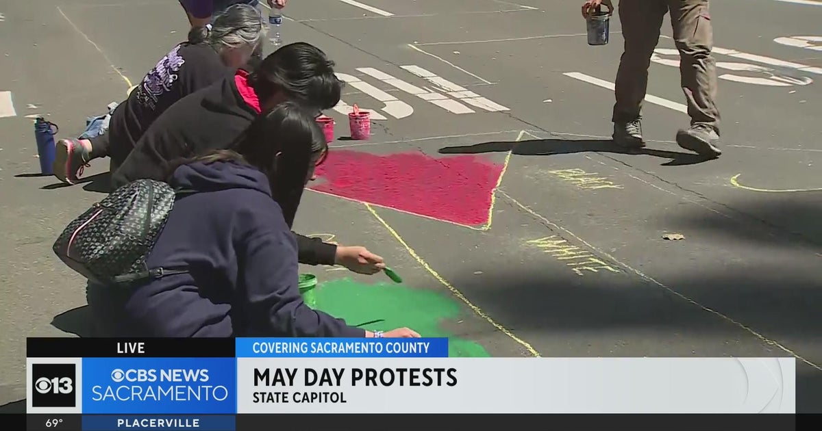 May Day protests at the California State Capitol - CBS Sacramento