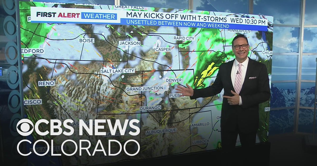 May starts with showers and thunderstorms - CBS Colorado