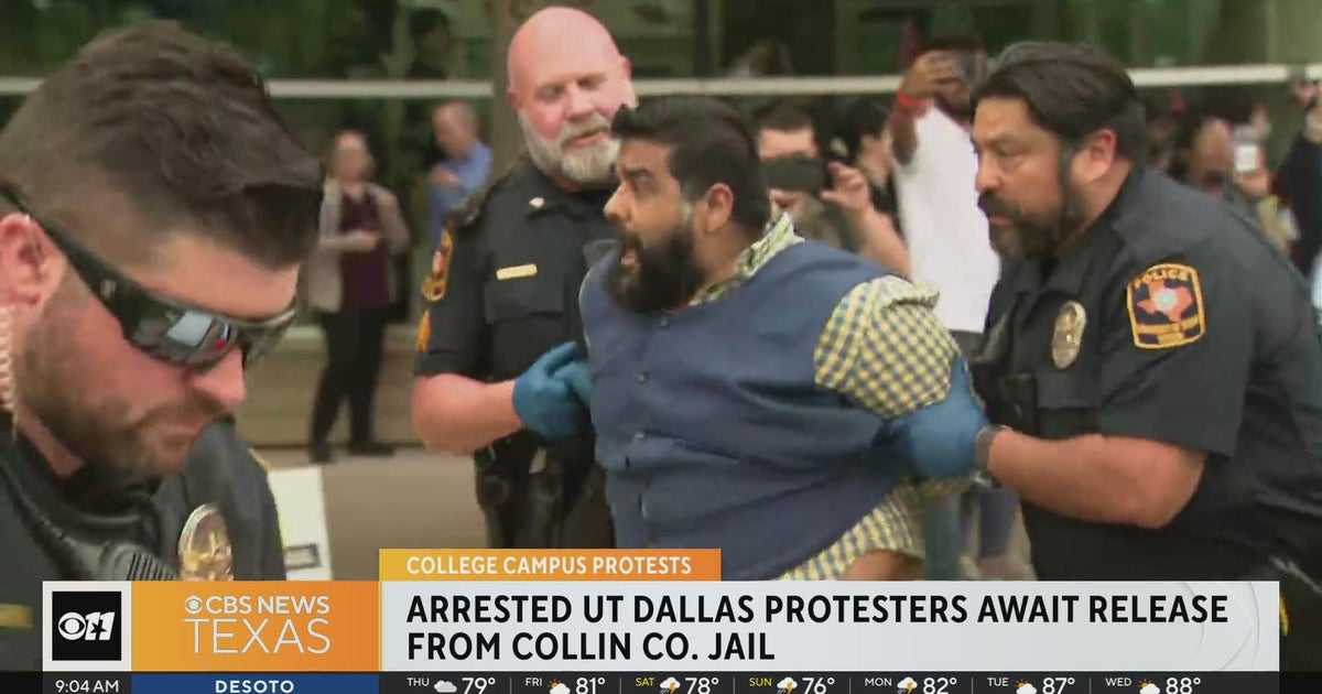 Arrested UT Dallas protesters await release from Collin County Jail ...