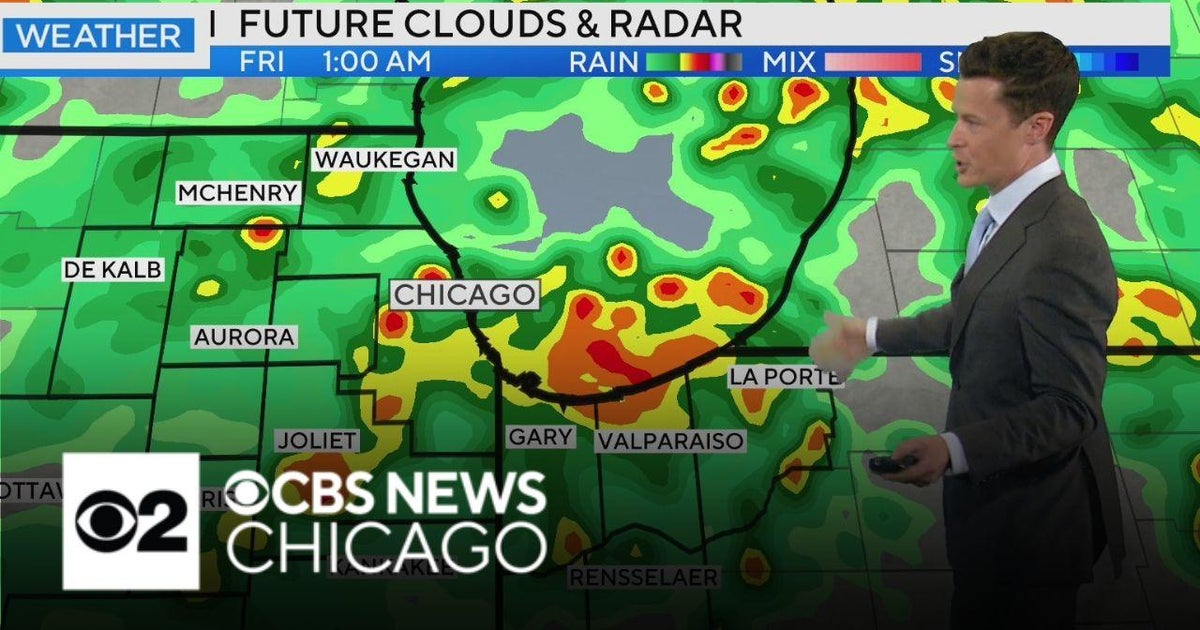 More rainy weather to cover Chicago - CBS Chicago
