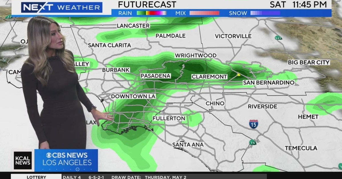 Dani Ruberti tracks potential rain in Southern California this weekend ...