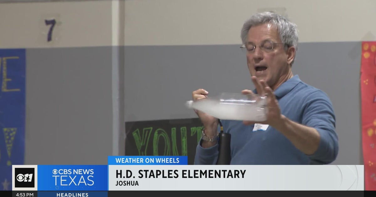 Weather on Wheels: H.D. Staples Elementary School in Joshua - CBS Texas