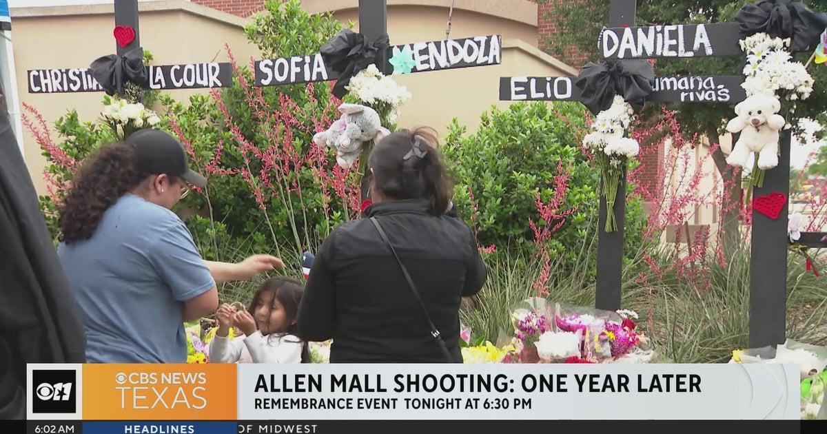 Allen community remembers lives lost in outlet mall shooting - CBS Texas