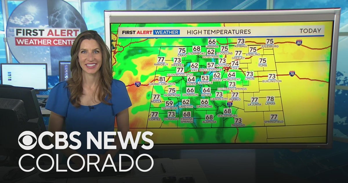 Denver weather: Temperatures back in the 70s to start the week - CBS ...
