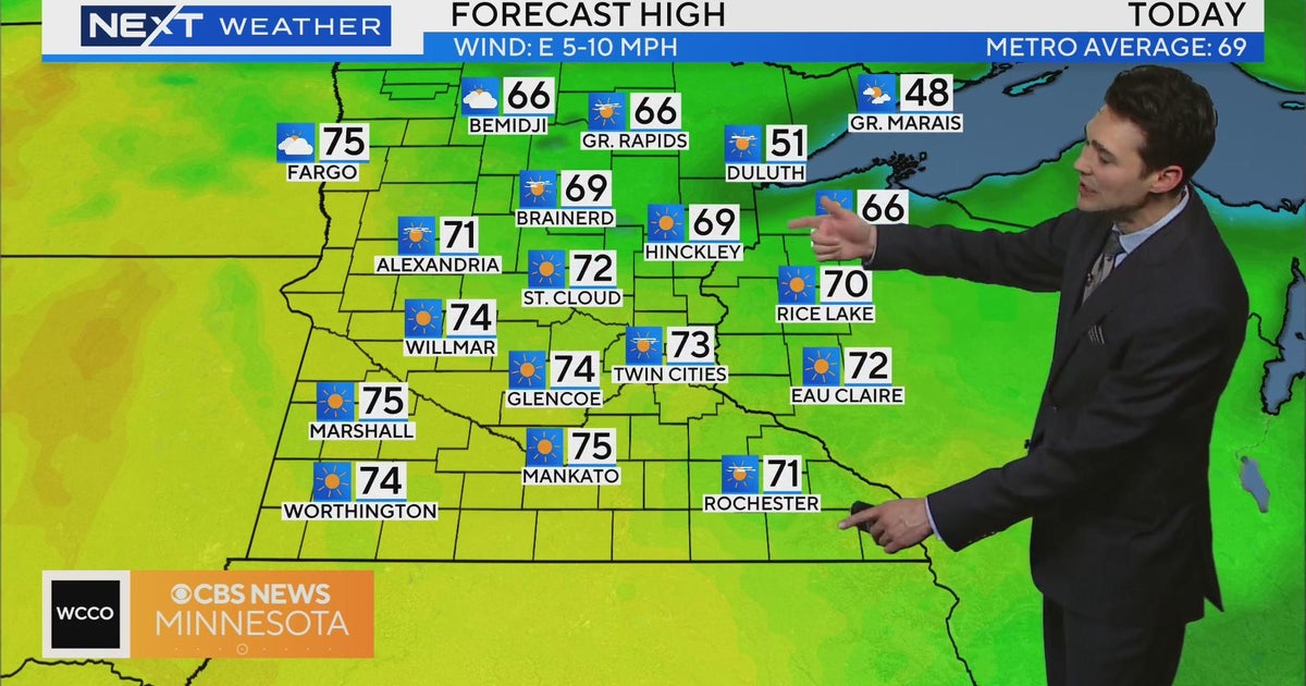 Less smoke, more sunshine on Tuesday in Twin Cities - CBS Minnesota